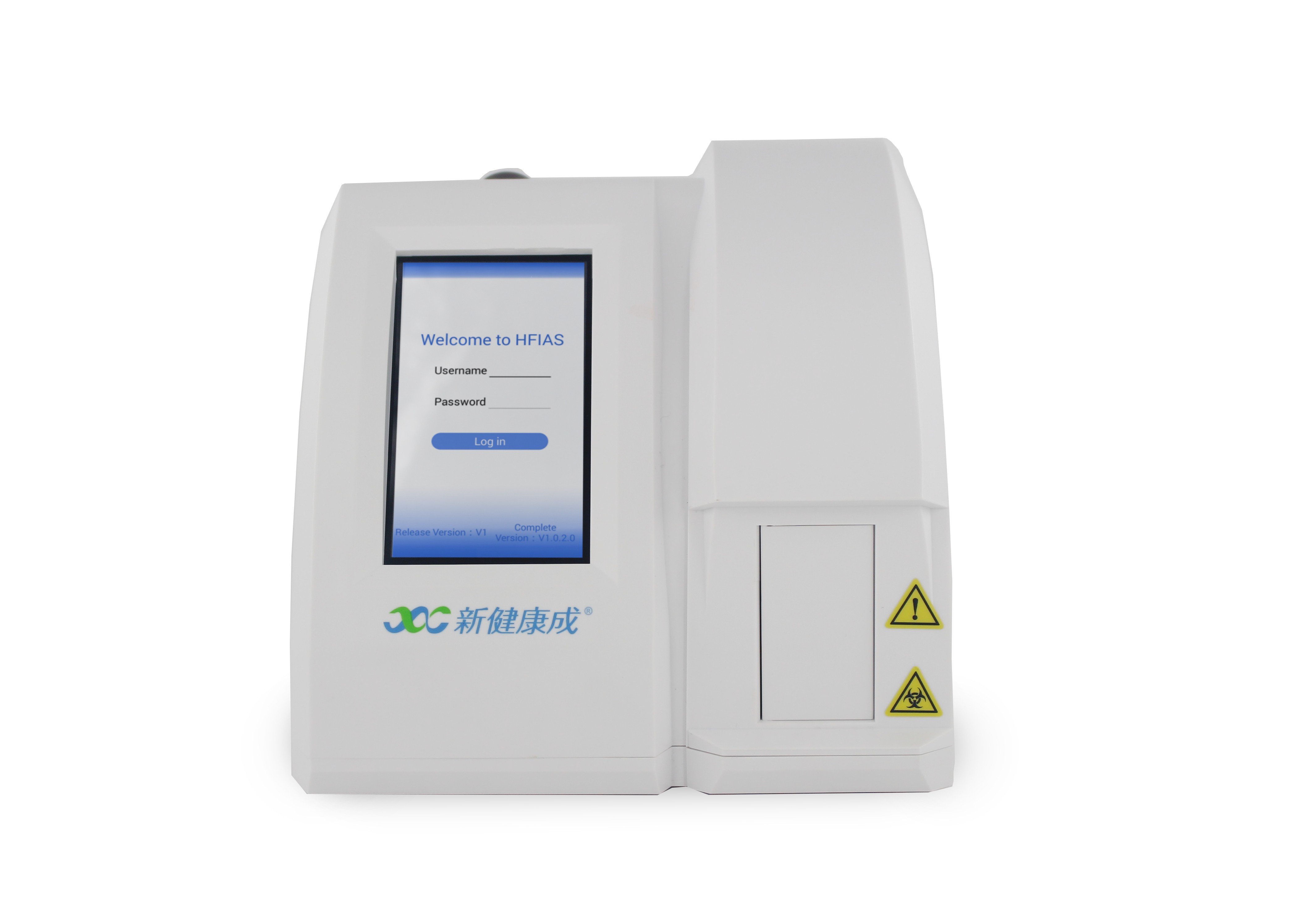 HBA1C CRP Cartridges Immunofluorescence Quantitative Analyzer 7" Touch ...