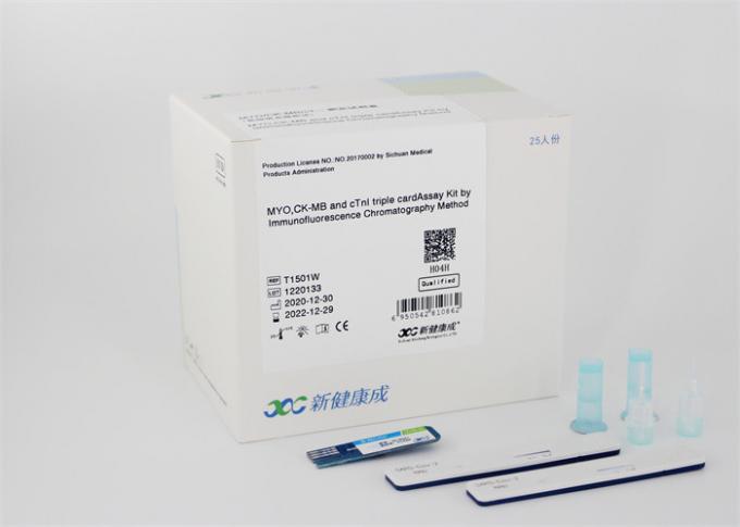 POCT Rapid Determination Troponin I Test Kit 400μLx25 Myo CK MB Triple ...